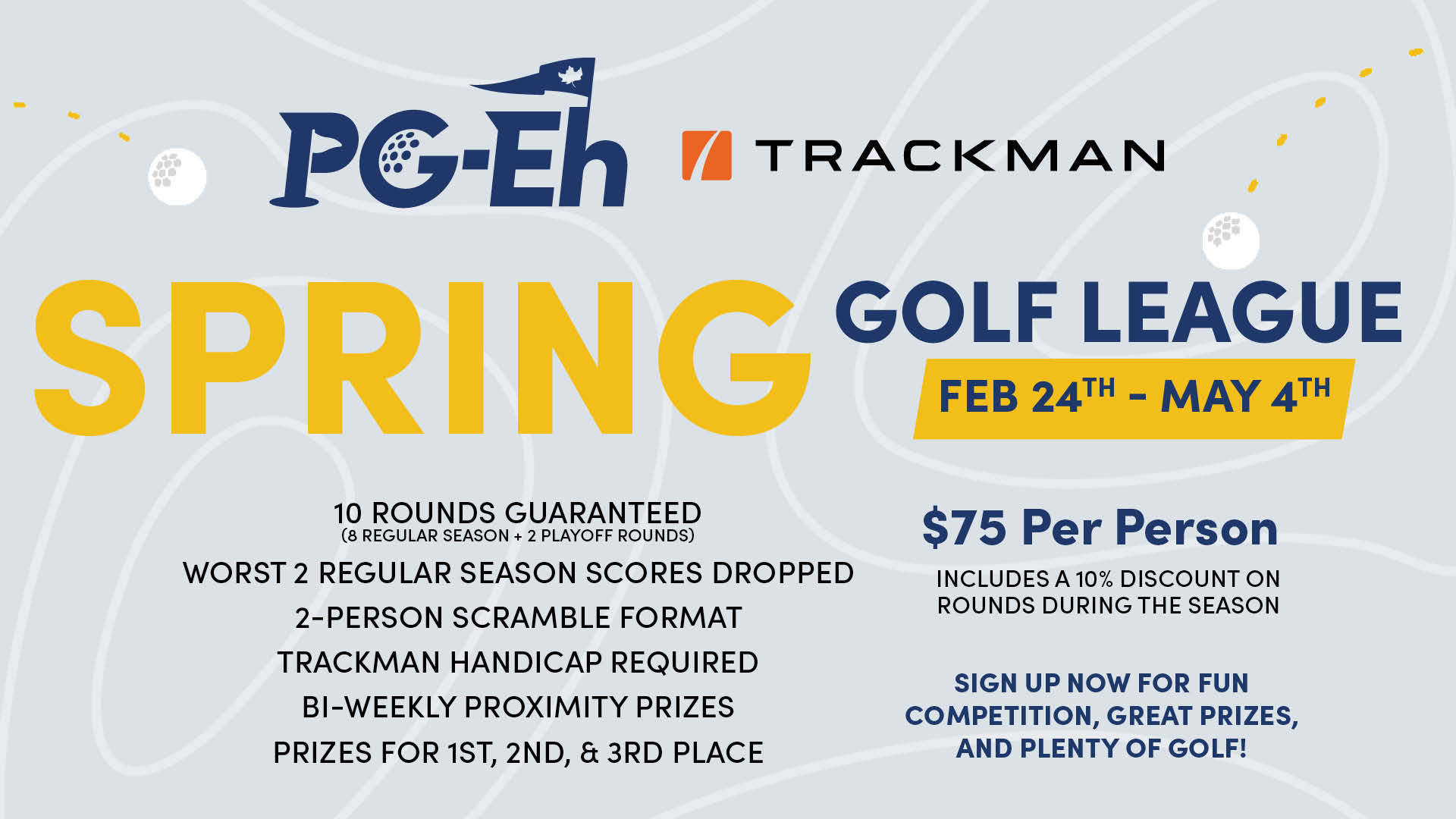 Spring Golf League – PG-Eh
